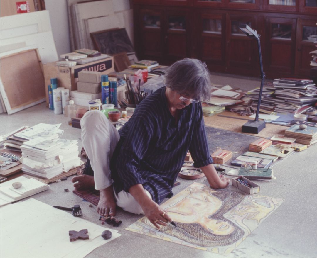 Jogen Chowdhury | An eminent Indian painter | DAG