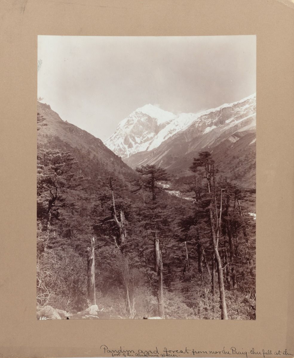 Pandim and Forest from near the Praig-chu Fall [Prek Chu River] at the ...