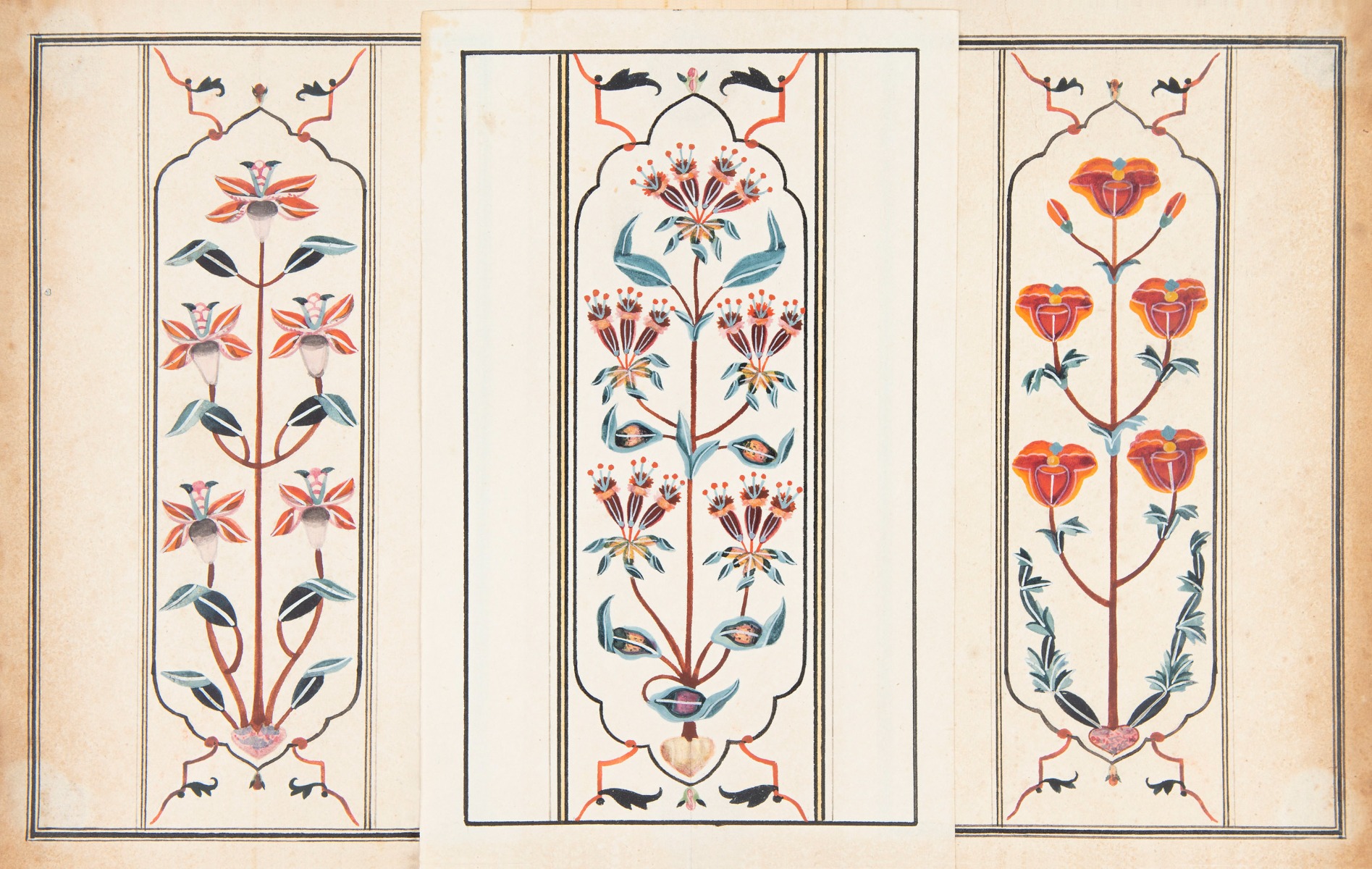 Details of Pietra Dura Inlay, Taj Mahal