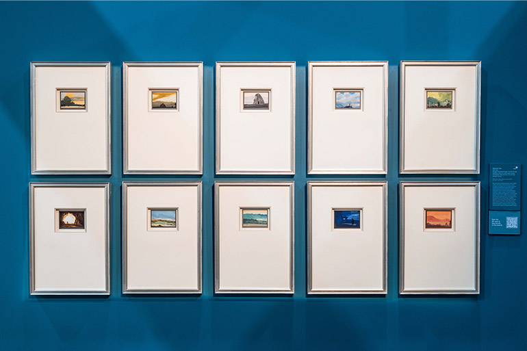 Set of 10 works by Bireswar Sen