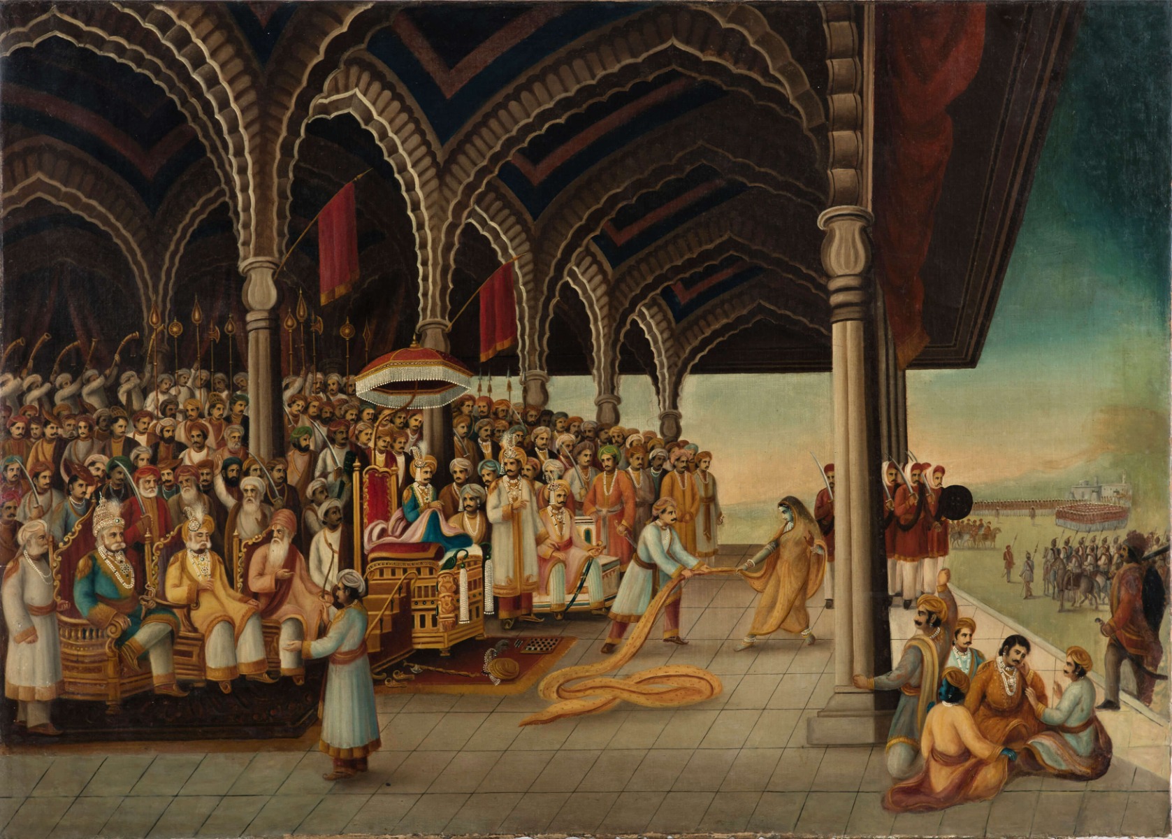 Untitled (Draupadi’s Vastraharan)