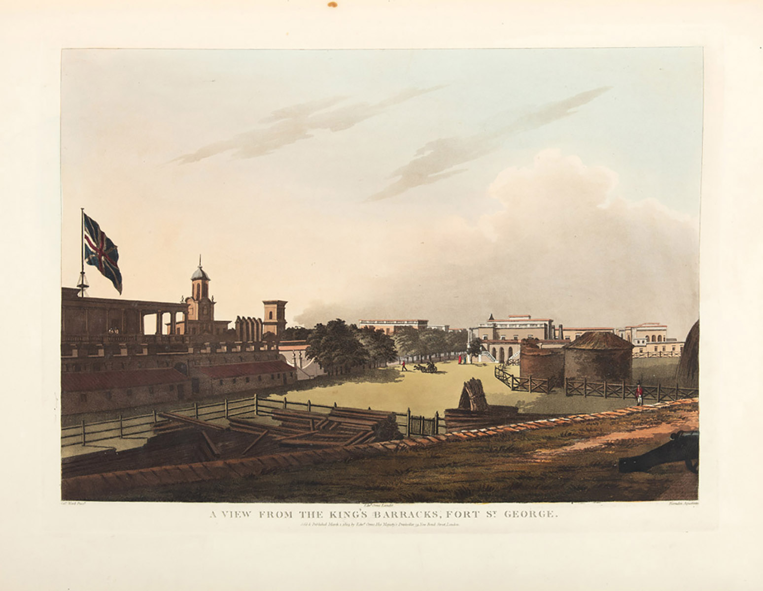 A View from the King’s Barracks, Fort St George