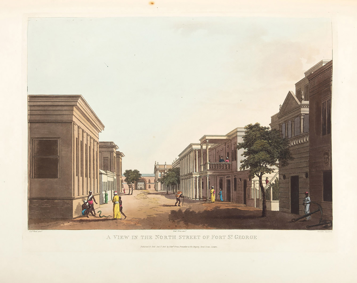 A View in the North Street of Fort St George