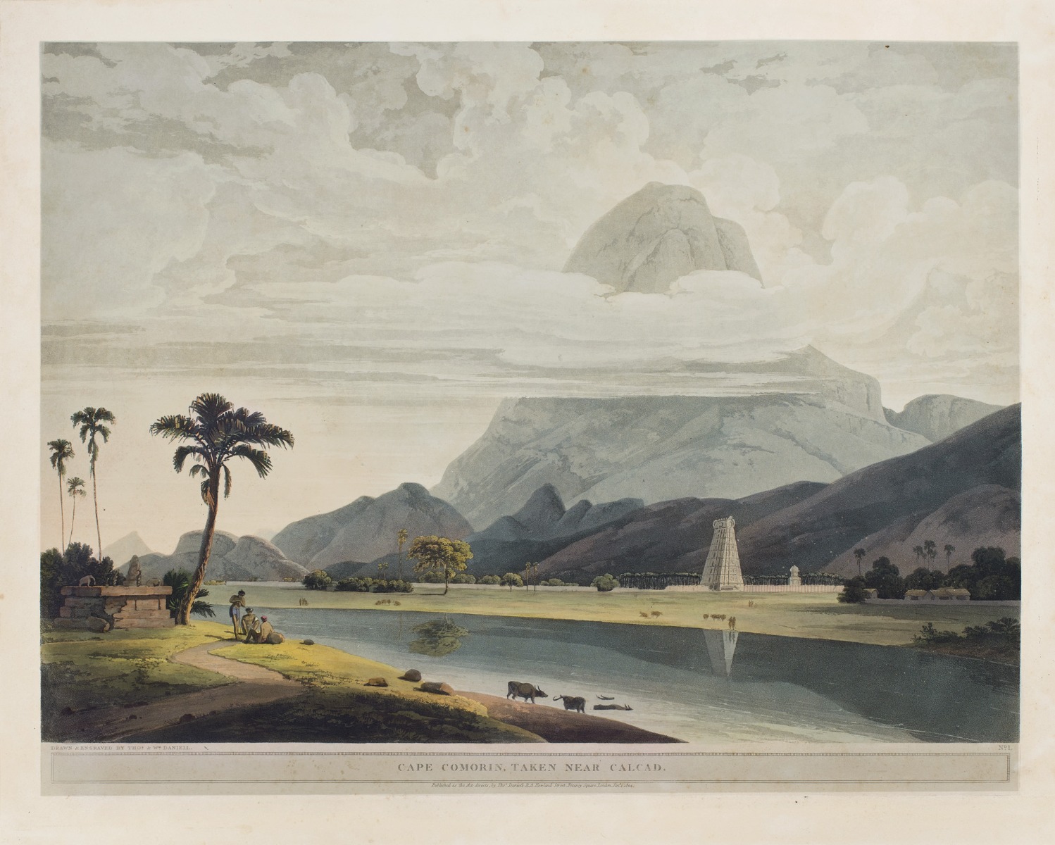 Cape Comorin, taken near Calcad